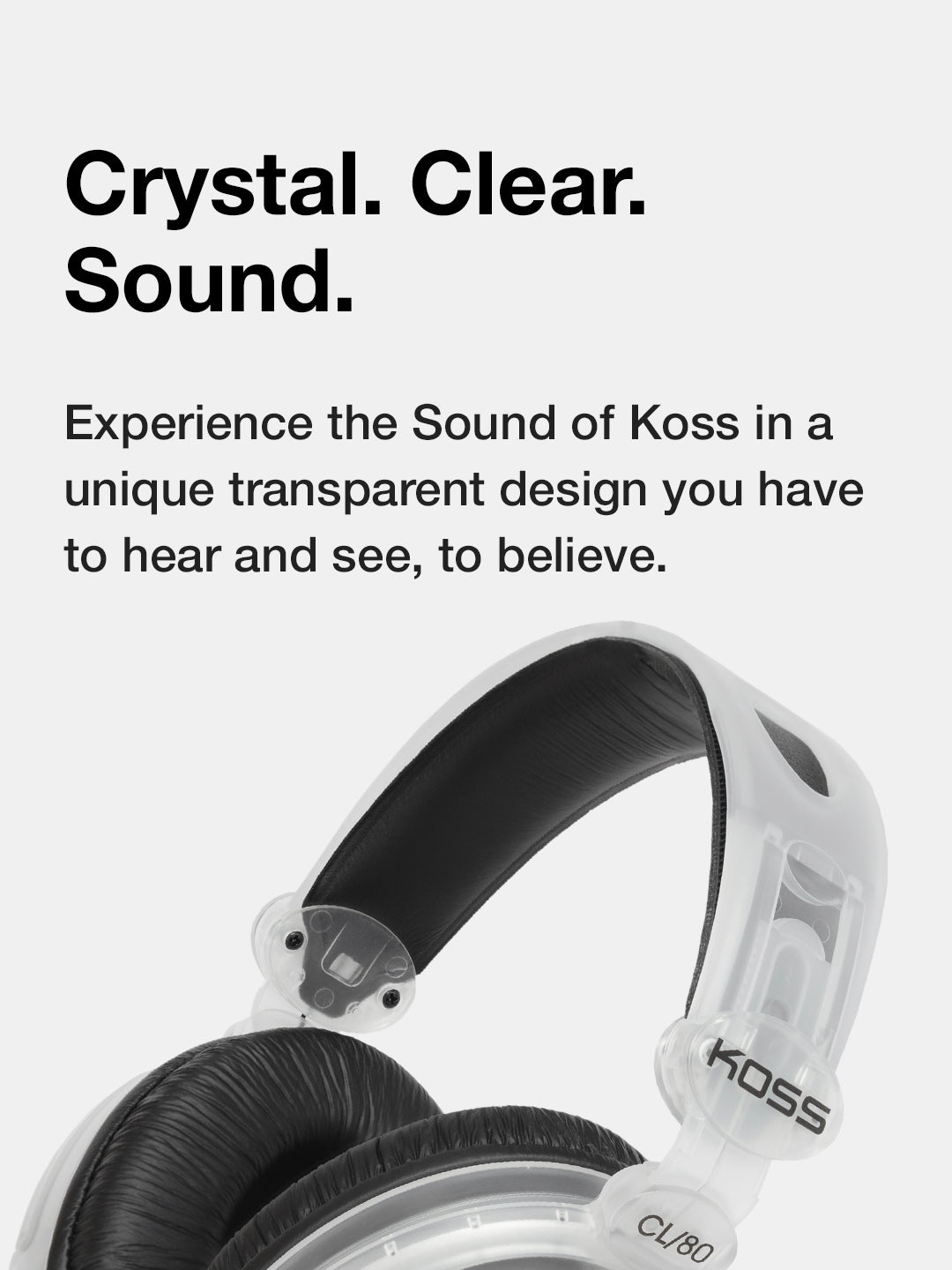 CL/80 Over Ear Headphones - Koss Stereophones