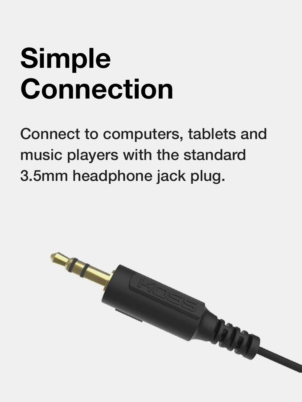 CL/80 Over Ear Headphones - Koss Stereophones