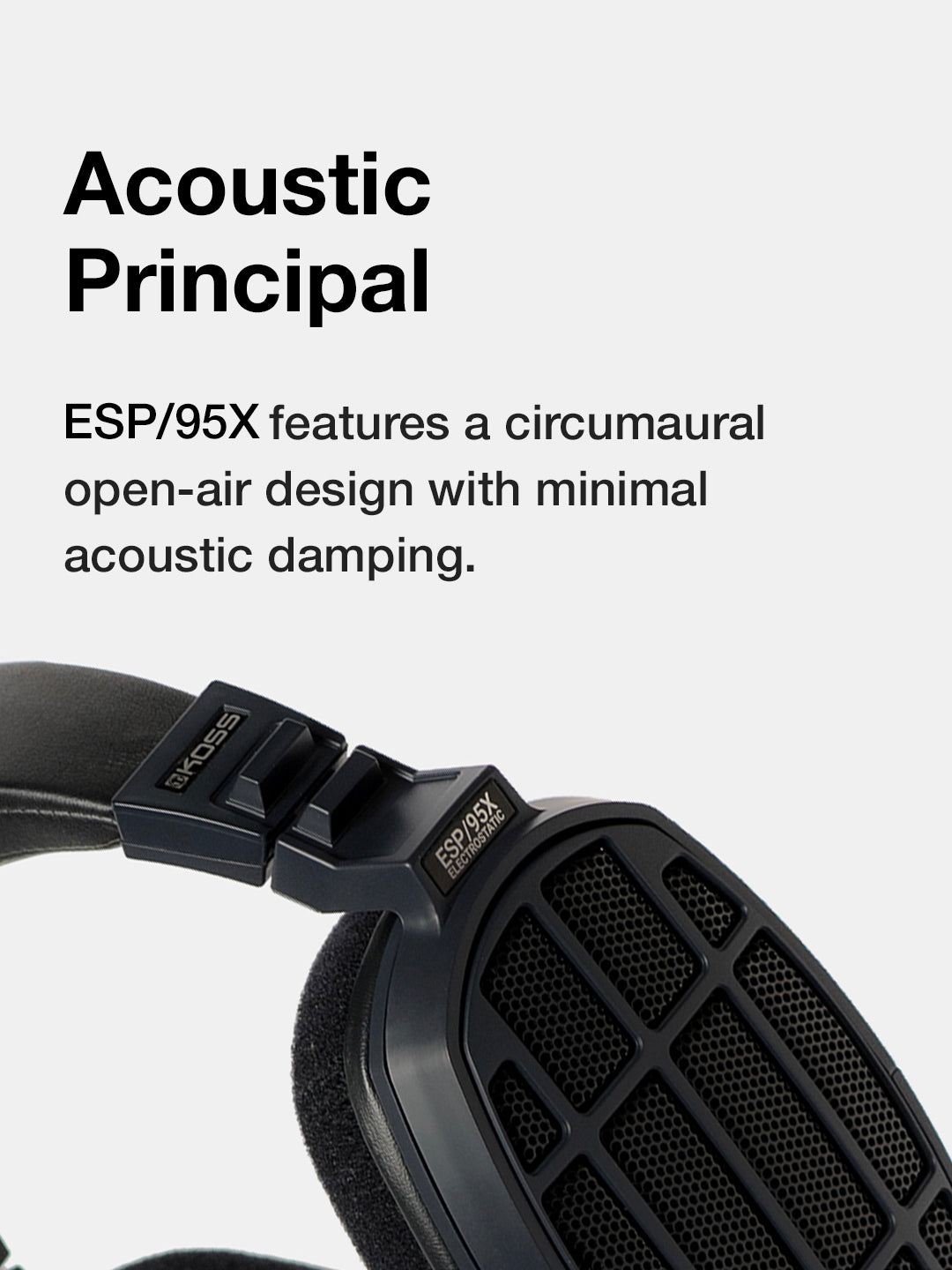 Koss ESP/95X Electrostatic Headphone System - Koss Stereophones
